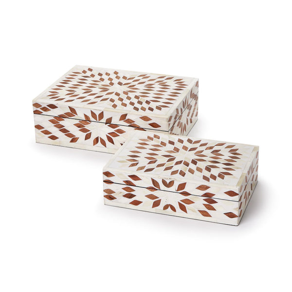 Natural Bone and Wood Patterned Boxes – MAKENZIE BAILEY
