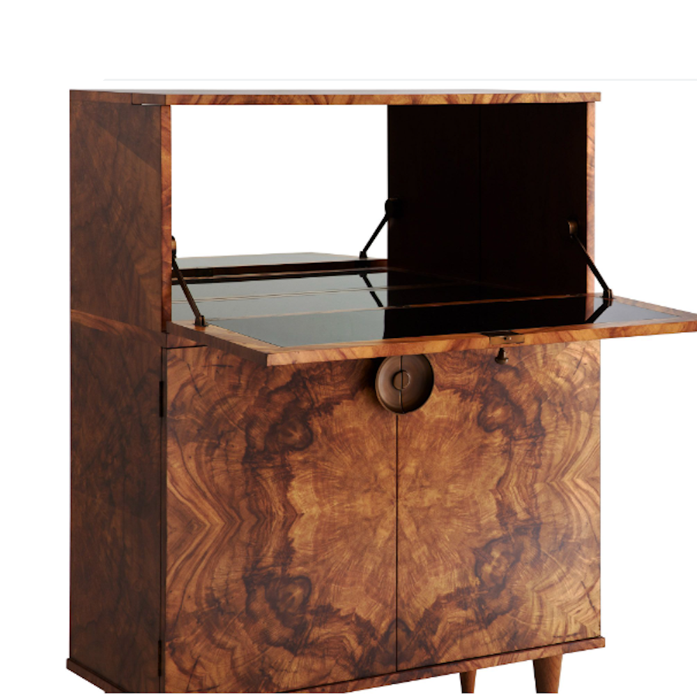 Burl Bar Cabinet – MAKENZIE BAILEY